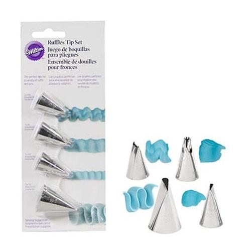 Jual Wilton Tip Set 100, 86, 102, 125/Wilton Ruffles Tip Set/Spluit ...
