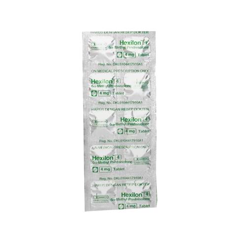 Jual HEXILON 4MG 1 STRIP ISI 10 TABLET / ANTI INFLAMASI / ASMA ...