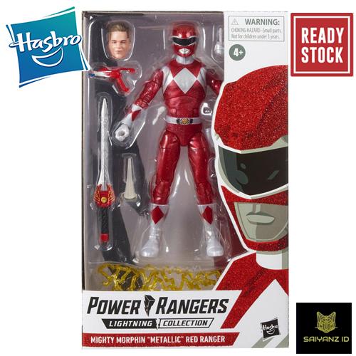 Jual HASBRO MIGHTY MORPHIN POWER RANGERS RED RANGER NEW 2021! Lightning ...
