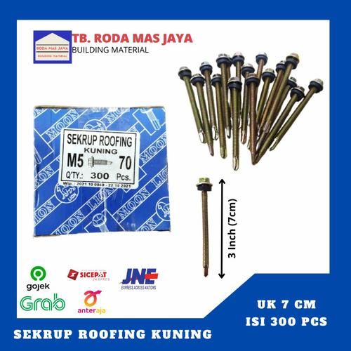Jual Skrup Roofing/Baut Roofing/Roofing 3 Inch/7cm - 1 Dus Isi 300 ...