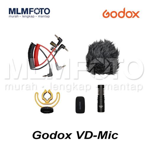 Jual Godox VD-Mic Ultracompact Camera-Mount Shotgun Microphone ...