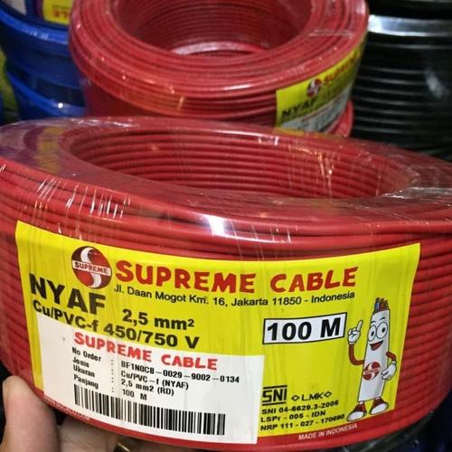 Jual KABEL NYAF 2,5MM/NYAF 2.5 MM SUPREME 100 METER - Jakarta Barat - palugashop2019 | Tokopedia