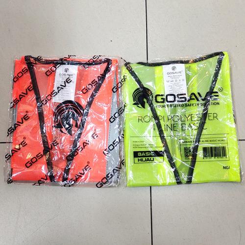 Jual Rompi Safety GoSave Polyester 4 Line - Orange - Jakarta Barat ...