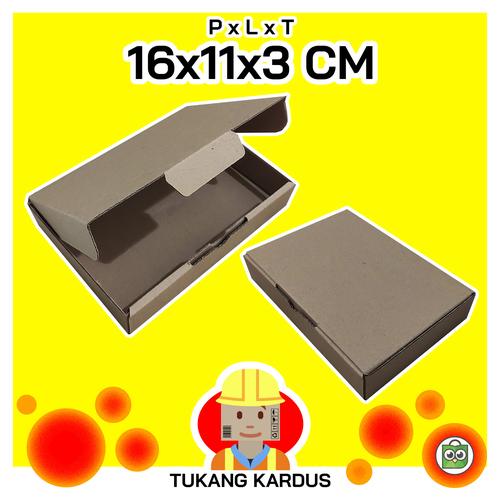 Jual KARDUS uk 16x11x3 CM Diecut Pizza Corrugated Packaging Box ...