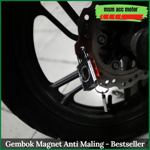 Jual Gembok Magnet Anti Maling Untuk Motor, Pagar Rumah, Toko, Gudang ...