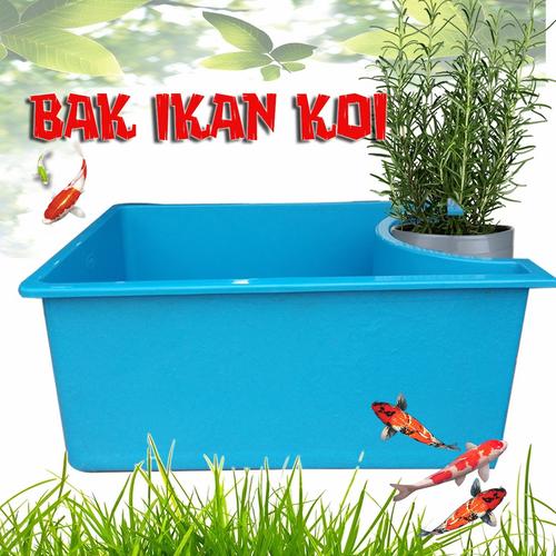 Jual Kolam ikan Koi Portable / Bak ikan koi / Aquarium fiberglass ...