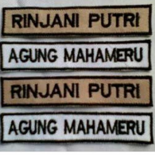 Jual bet nama dan logo emblem nama sekolah dan nama siswa patch - logo ...