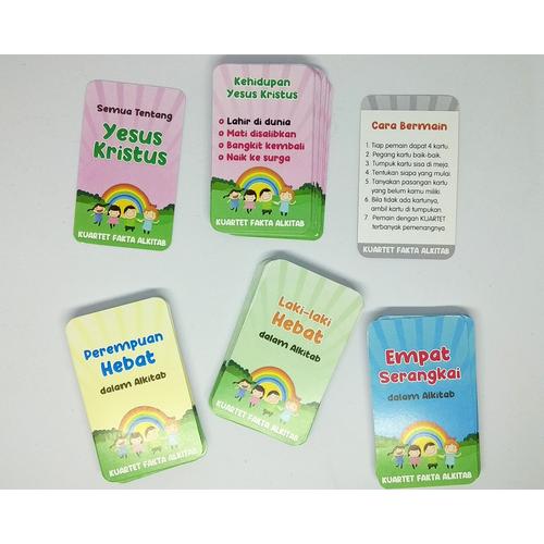 Jual Kuartet Mini FAKTA ALKITAB Bible Games Kuartet Alkitab Satu Menit ...