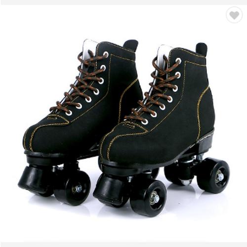 Jual Sepatu Roda Roller Skate Roda 4 Hitam Luar Ruangan Sepatu Roda ...