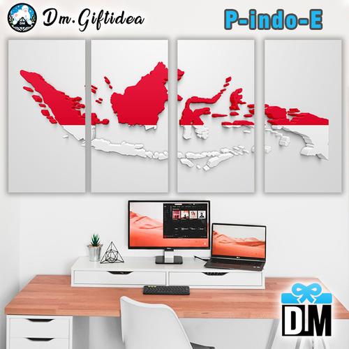 Jual Hiasan Dinding Wall Decor PETA Indonesia INDO MAP modern ...