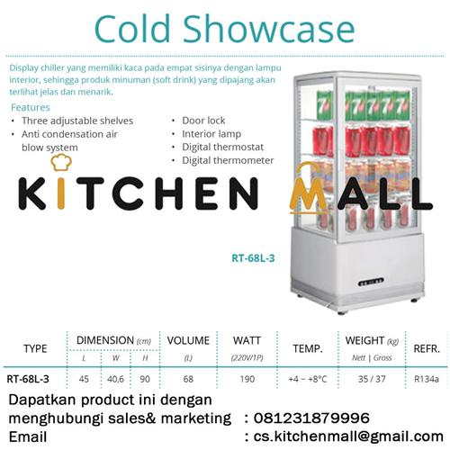Jual GEA RT-68L-3 Cold Showcase / Kulkas Minuman / Pemajang Minuman ...