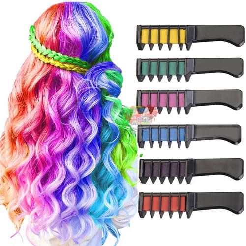 Jual Pewarna Rambut Sisir pewarna Rambut Hair Color Instant / Chalk ...