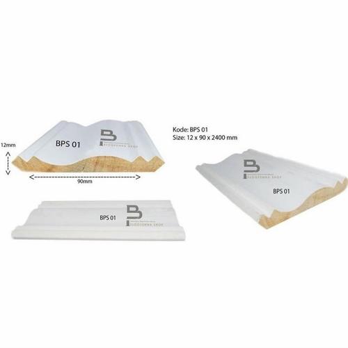 Jual LIST KAYU BPS01 / LIS KAYU WAINSCOTING / WALL MOULDING / PANEL ...