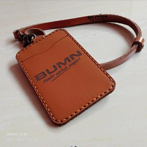 Jual KALUNG ID CARD/NAME TAG LOGO BUMN (BAHAN KULIT) - Jakarta Pusat ...