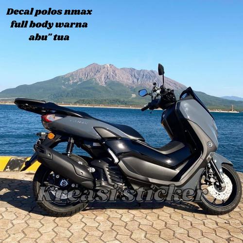Jual decal polos nmax full body stiker dark grei old new pola cutting ...