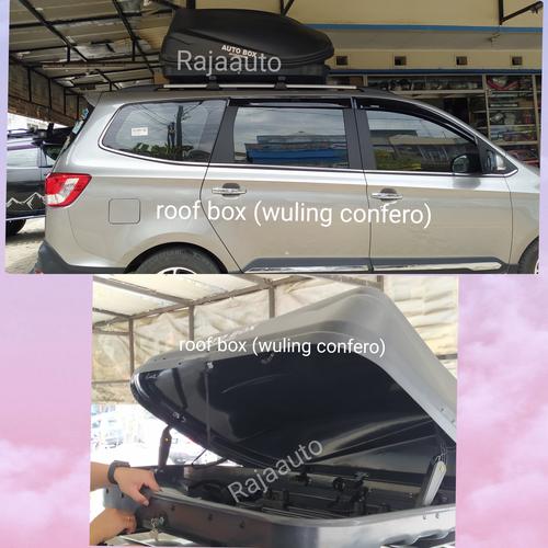 Jual roof box+crossbar+pasang(AUTO BOX)-khusus jepit rail (wuling ...