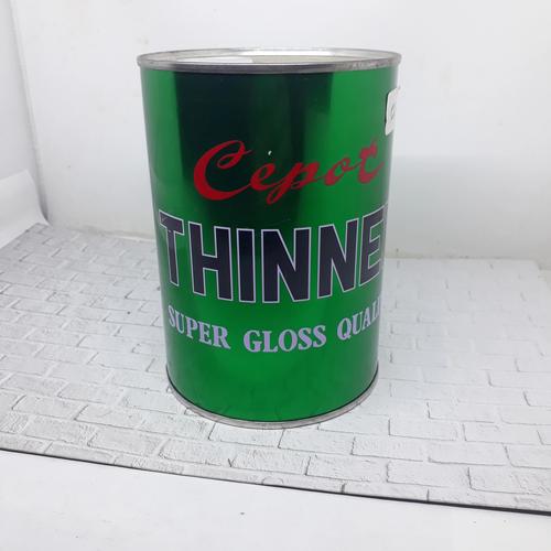 Jual Minyak thinner pengencer campuran cat thiner ND kaleng Cepot hijau ...