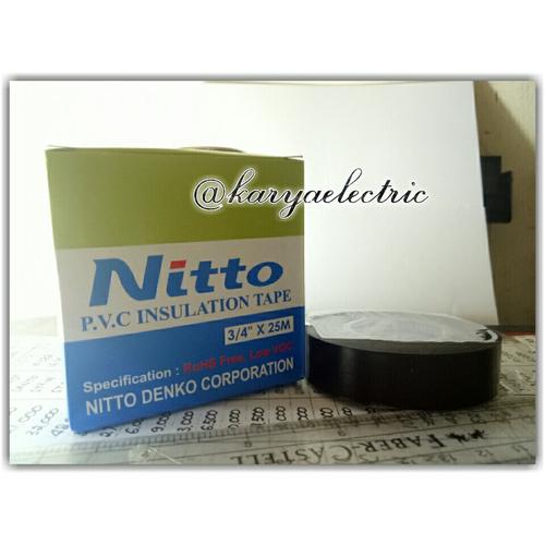 Jual SOLASI LISTRIK ISOLASI LISTRIK LEM INSULATION TAPE NITTO 25M ...