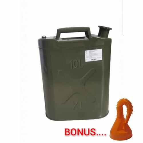 Jual Jerigen Bensin Solar BBM Metal 10L - Jerry Can Besi 10ltr hijau ...