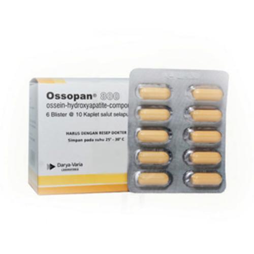 Jual OSSOPAN 800 MG 1 STRIP ISI 10 TABLET/VITAMIN TULANG/OSTEOPOROSIS ...