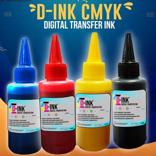 Jual Tinta D INK untuk Metode DST. DTS atau DTF 1 SET CMYK - Kab ...