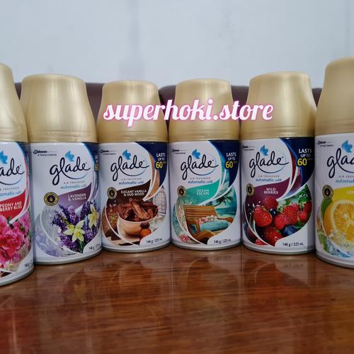 Jual Glade Matic Spray Refill Air Freshener 225 ml/146 gr - Ocean ...
