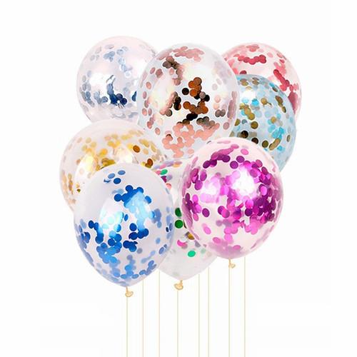 Promo BALON LATEX TRANSPARAN ISI CONFETTI - Rose gold - Kota Surabaya ...