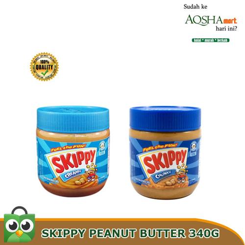 Jual SKIPPY CREAMY PEANUT BUTTER SELAI KACANG CHUNKY TOPPING ROTI 340G ...