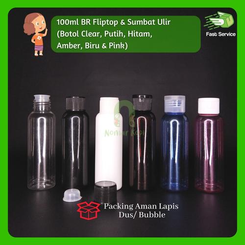 Promo Botol Amber 100ml Tutup Sumbat Ulir N24 Tebal Elegan Mewah ...