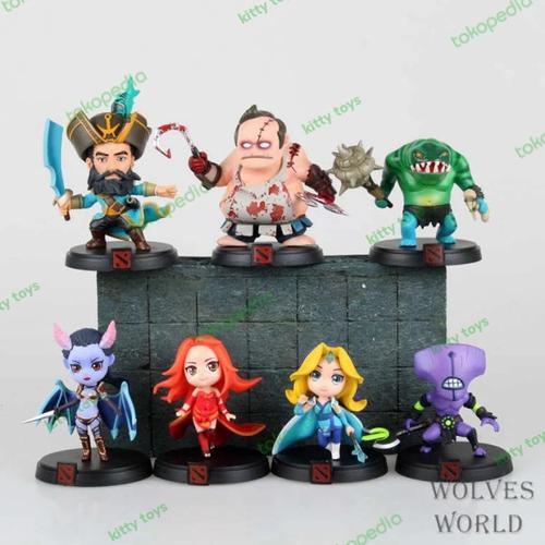 Jual mainan action figure dota 2 facless tidehunter kunkka - queen ...