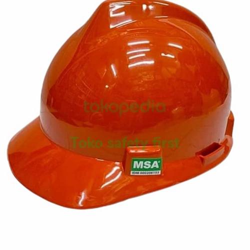 Jual HELM SAFETY KERJA PROYEK MSA LOKAL SARANG BIASA ORANGE/SAFETY ...