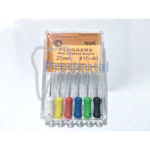 Jual Dental mani finger plugger pluggers hand use 25mm 15-40 / pluger file - Kota Surabaya ...