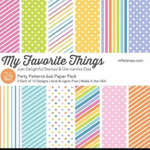 Jual My favorite things Party patterns Paper pack 6in - Kota Bandung ...