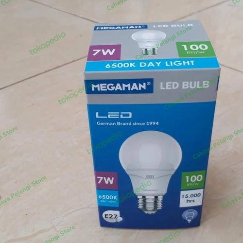 Jual MEGAMAN Lampu LED 7 watt 7w Garansi 2 Tahun - Putih 6500K/Kuning ...