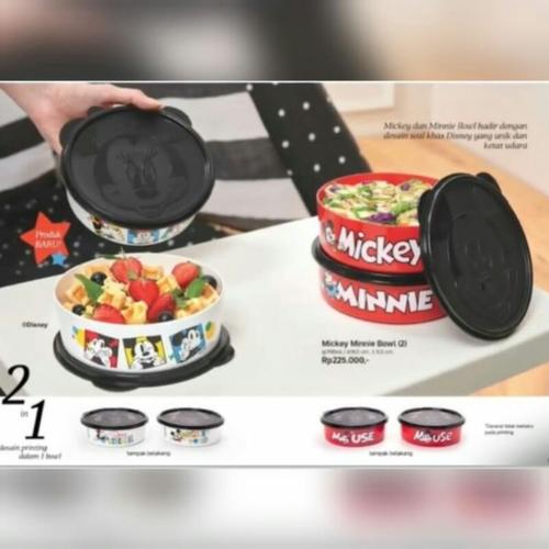 Jual Tupperware mickey minnie bowl 2pcs kotak makan - Jakarta Pusat ...