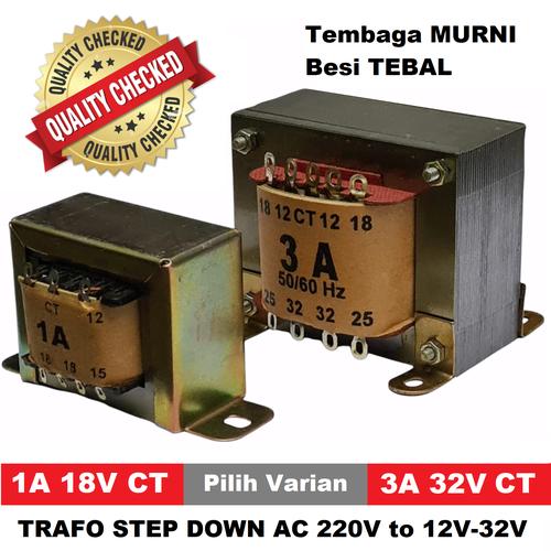 Jual Trafo 1A 3A CT, Adaptor Power Supply Step Down AC 220V ke 12V sd ...
