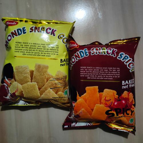 Jual Monde Snack Gold/Spicy 60 gr - Snack Gold - Jakarta Barat - Banyak ...