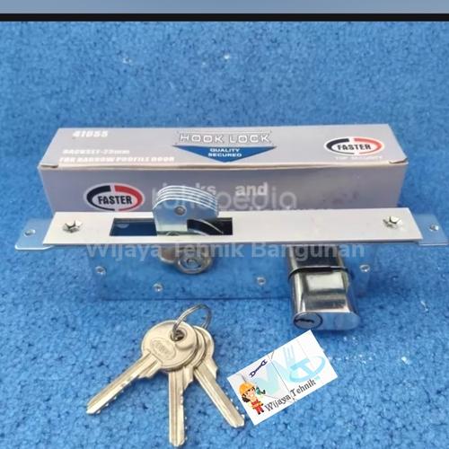 Jual Faster Kunci Pintu /Kait Kunci Almini Sliding/Kunci Geser Pintu ...