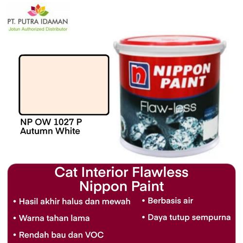 Jual CAT NIPPON PAINT FLAWLESS 2,5 LITER - AUTUMN WHITE NP OW 1027P ...