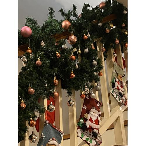 Jual Garland Natal/Garland Natal Dengan Ornamen/Hiasan Natal - Kota ...