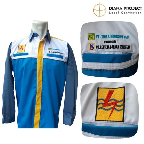 Jual Seragam PLN, Kemeja Custom Bordir, Pakaian Dinas Lapangan, PDH ...