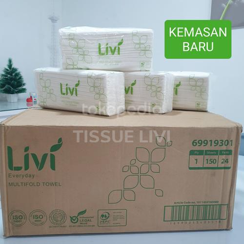 Jual Tissue Livi Smart Multifold Towel 1 Karton - Jakarta Utara ...
