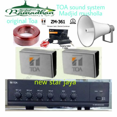 Jual paket sound system speaker Toa Masjid musholla lengkap - Jakarta ...