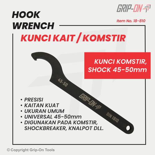 Jual GRIP-ON HOOK WRENCH 45 - 50 MM KUNCI KOMSTIR 45-50MM KUNCI KAIT 18 ...