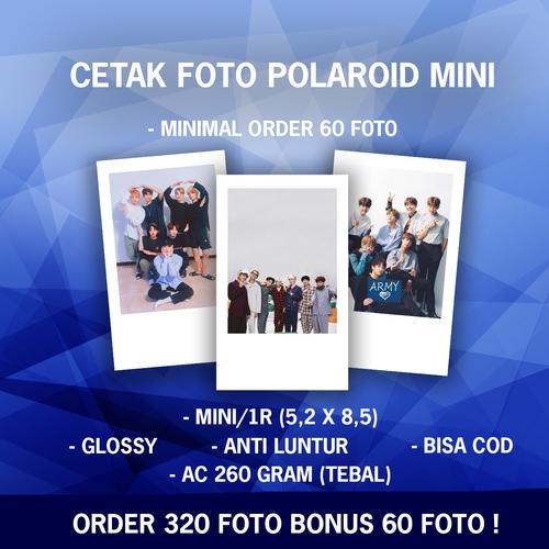 Jual CETAK FOTO POLAROID UKURAN MINI (5,2 x 8,5 cm) - (HARGA PROMO ...