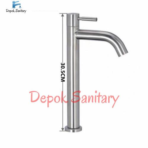 Jual Kran wastafel bambu stainless sus 304 30cm/ kran wastafel bambu/ kran - 30cm - Kota Depok ...