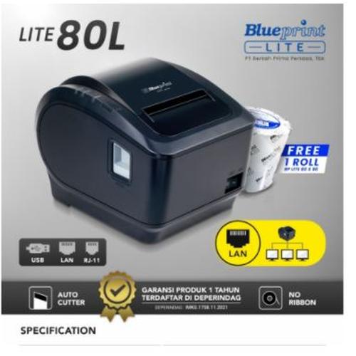 Jual Printer thermal blueprint rj45 Lan rj11 Usb 80mm bp-lite 80L ...