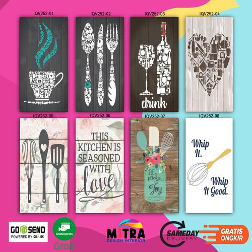 Jual Hiasan Dinding Minimalis Dapur Kitchen Dekorasi Pajangan Poster ...