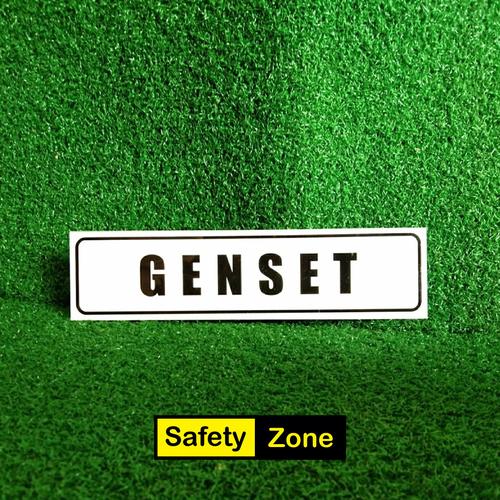 Jual Rambu Akrilik Genset 5x20,10x30 ( bisa Custom ) - 5x20cm - Jakarta ...