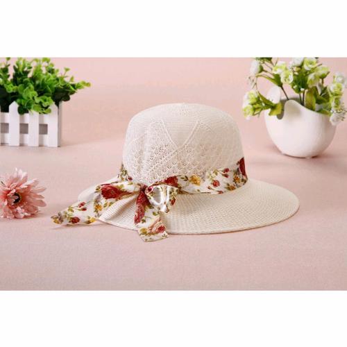 Jual Topi Pantai Vintage Pita Bunga - Pink - Kota Makassar - Tree_Choice | Tokopedia